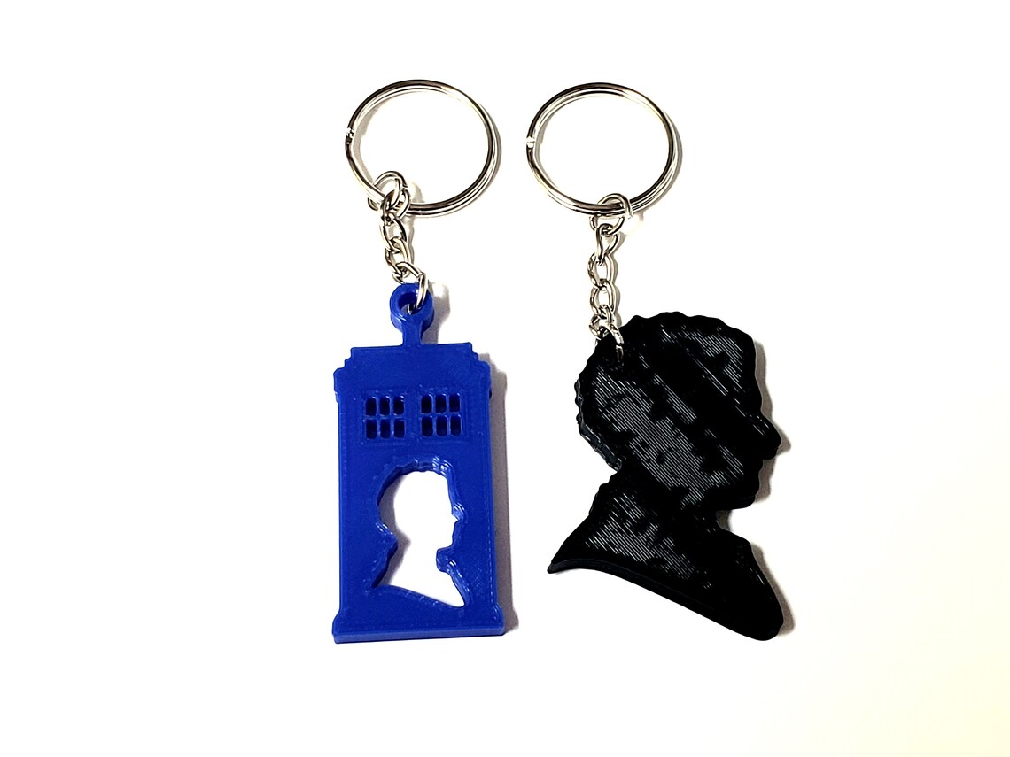 Doctor Who Keychains 9th Doctor 10th Doctor 11th Doctor - Etsy