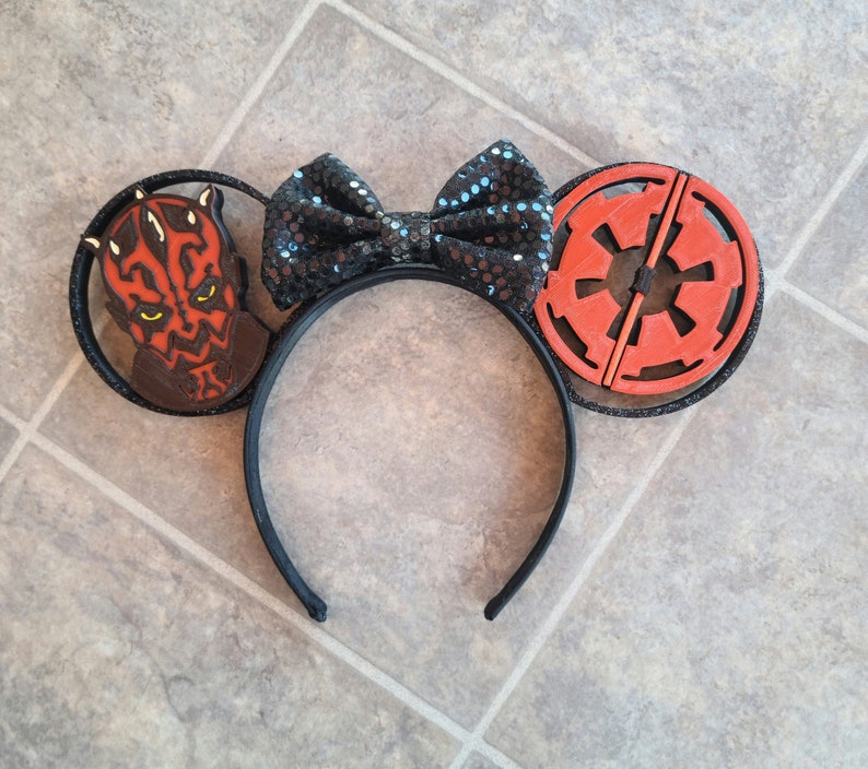 Sith Lord Saber 3D Printed Mouse Ears - Etsy