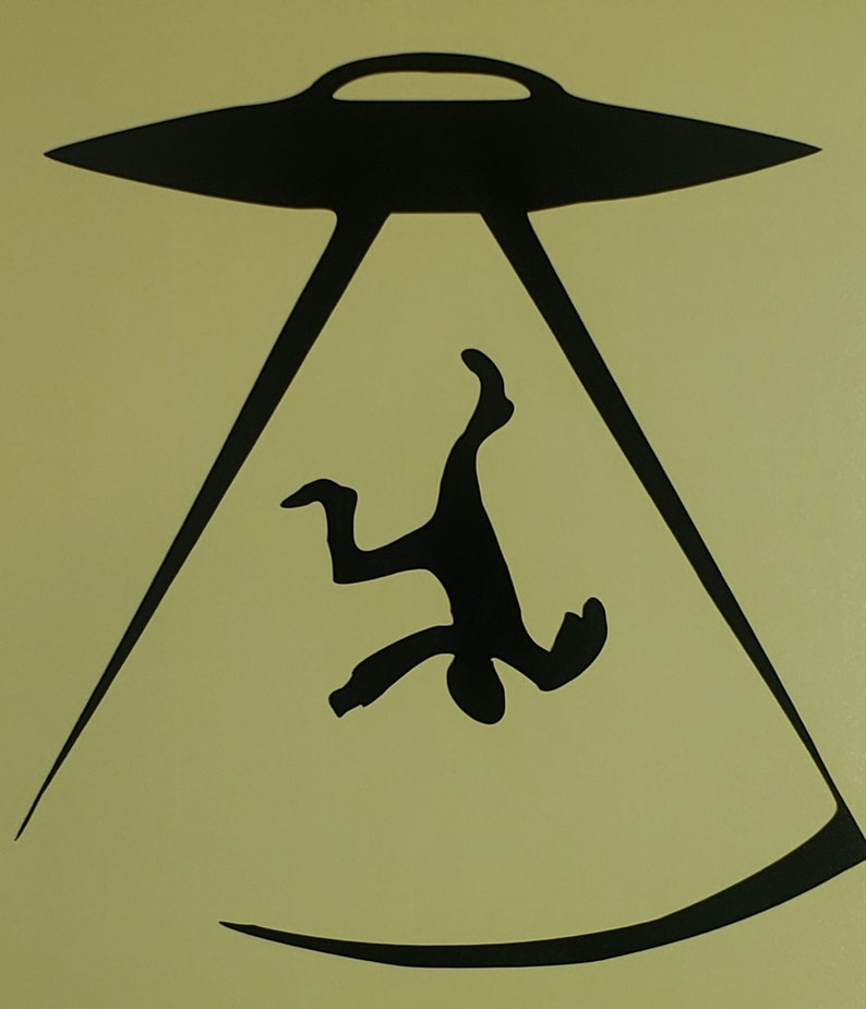 Alien Decals UFO Alien Alien Abduction Alien Space Ship | Etsy