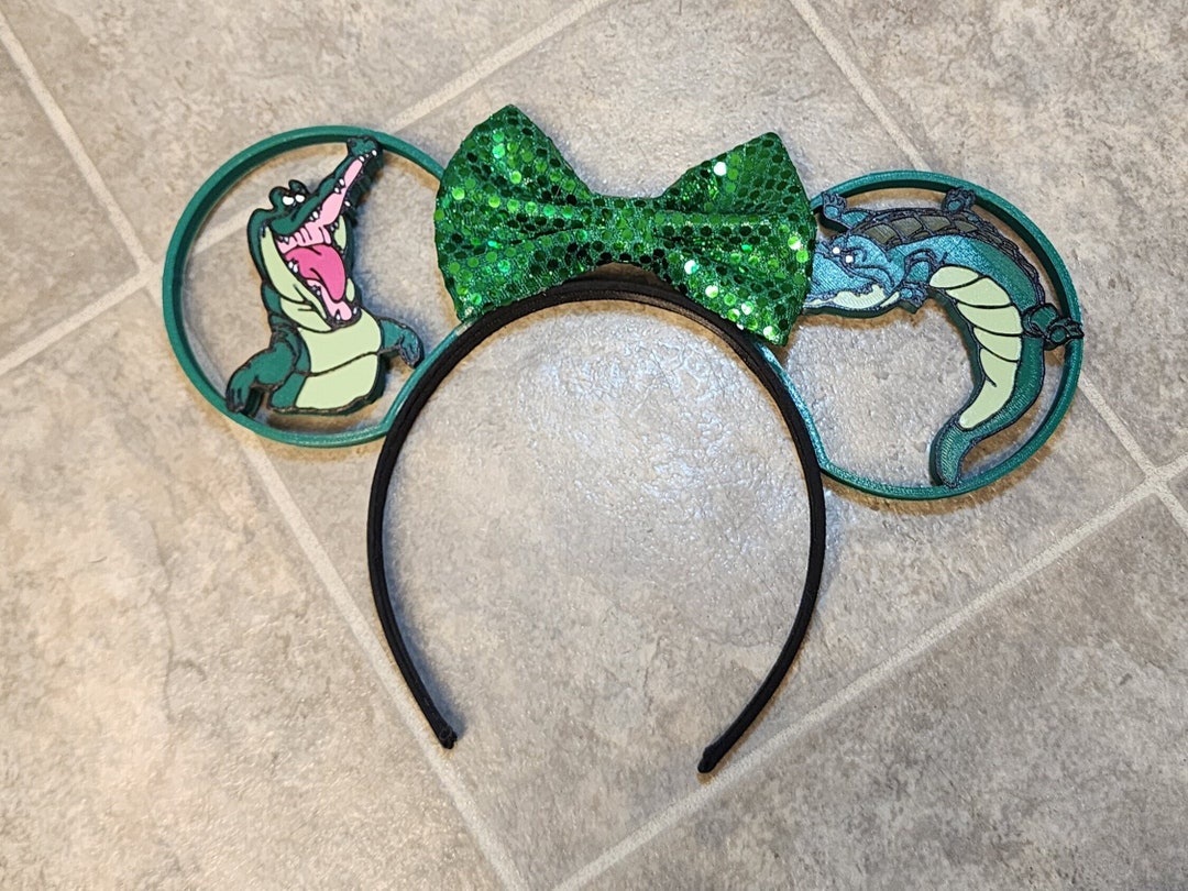Crocodile 3D Printed Mouse Ears - Etsy