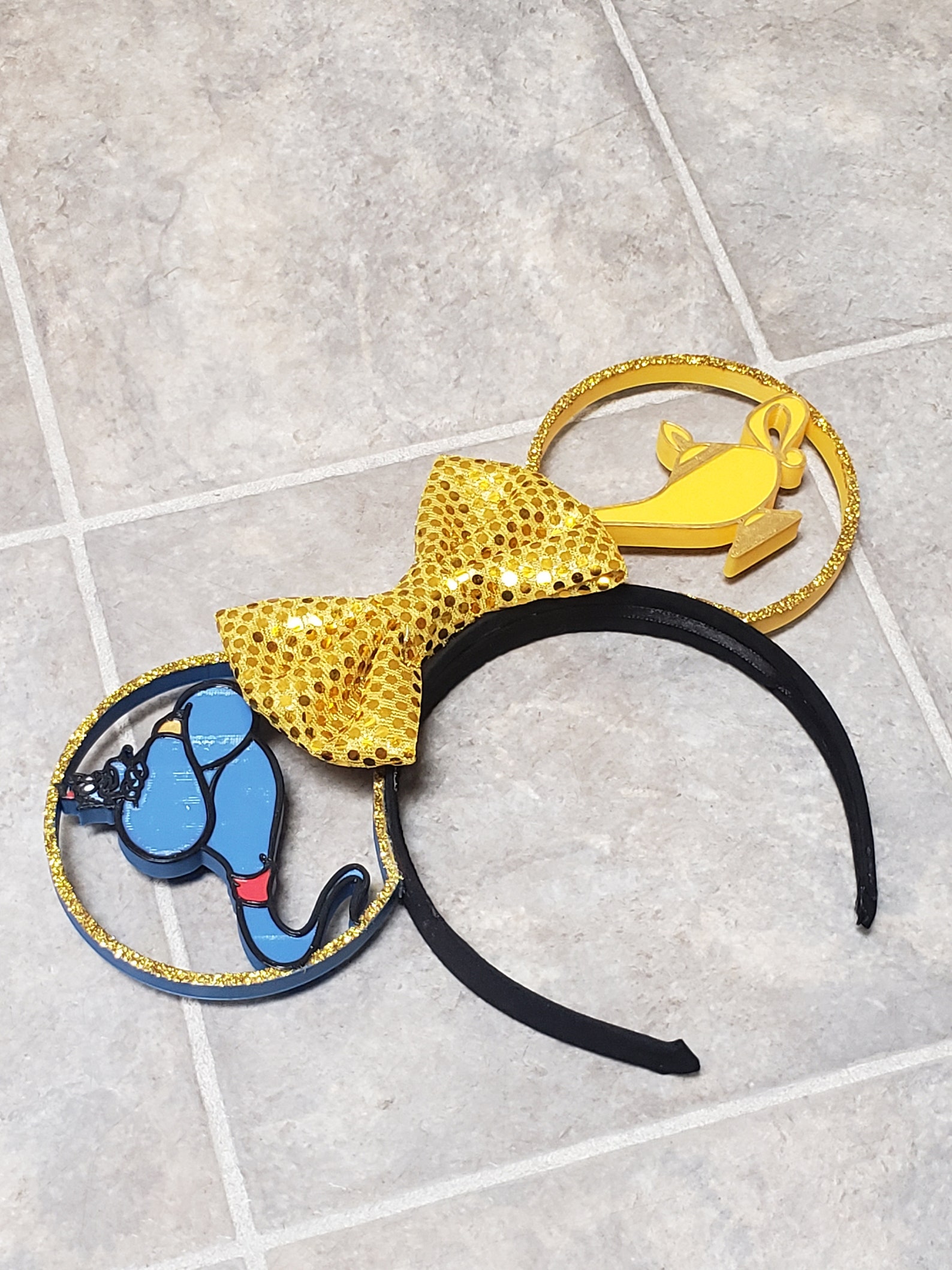 Genie and Lamp 3D Printed Mouse Ears - Etsy