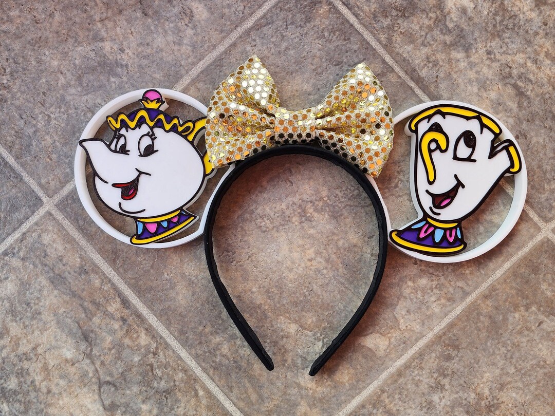 Teapot and Teacup 3D Printed Mouse Ears - Etsy