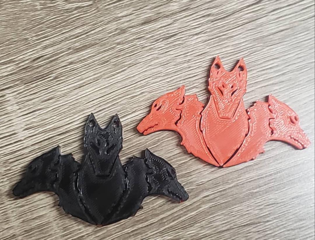 Cerberus 3D Printed Ornament - Etsy