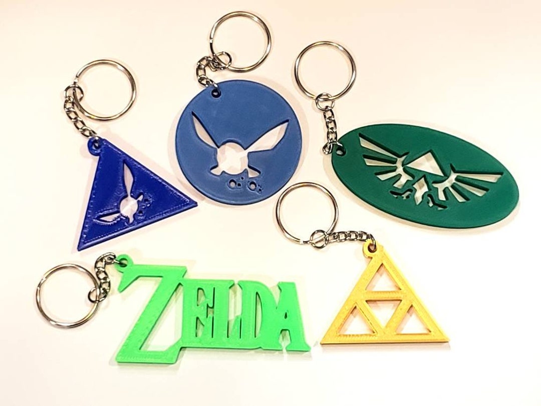 Zelda Logo, Navi, Triforce, Hylian Shield Keychains - Etsy