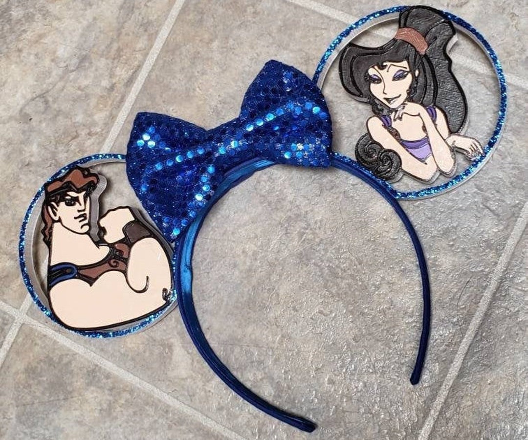 Greek God and Damsel in Distress 3D Printed Mouse Ears - Etsy