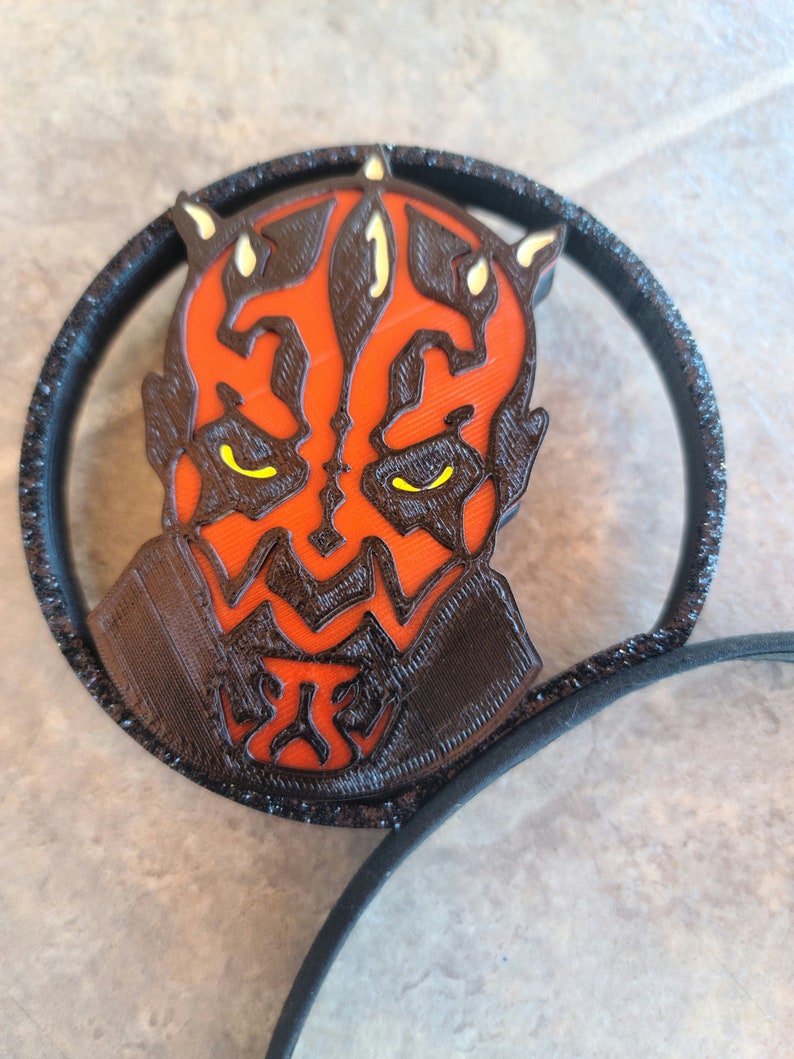 Sith Lord Saber 3D Printed Mouse Ears - Etsy