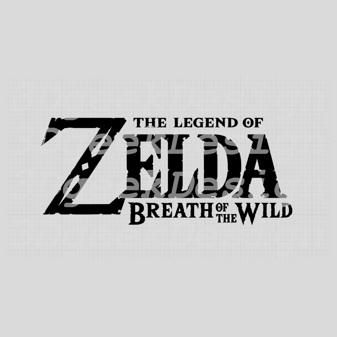 Zelda BOTW Logo Decal - Etsy