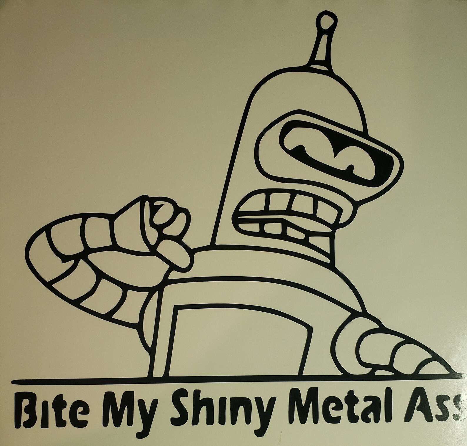 Futurama Bender Decal - Etsy