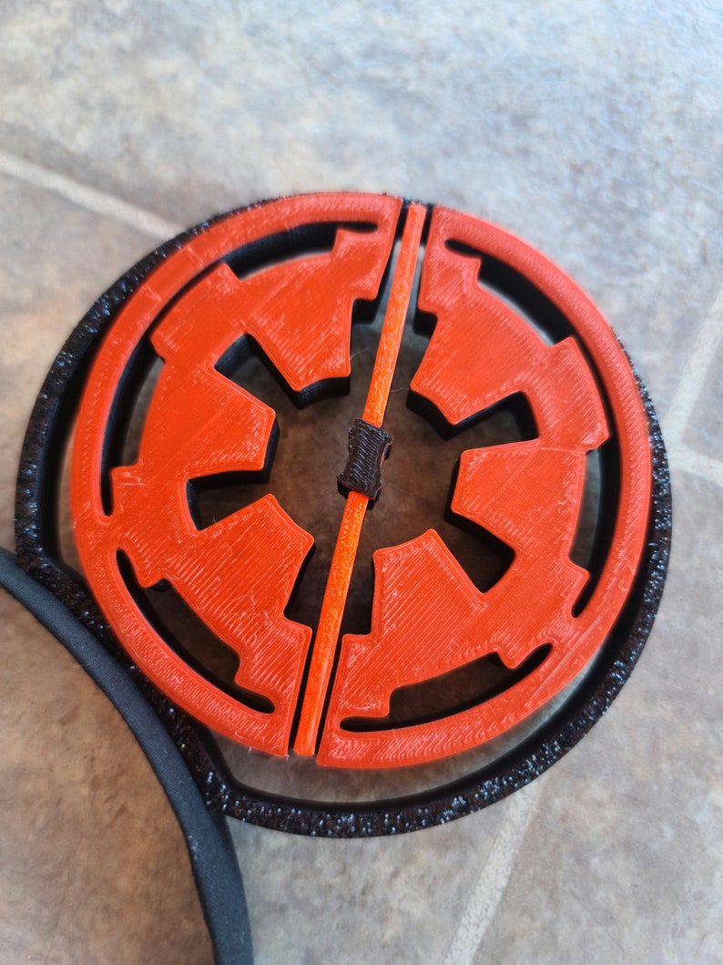 Sith Lord Saber 3D Printed Mouse Ears - Etsy