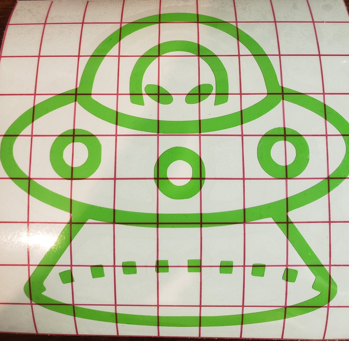 Alien Decals, UFO, Alien, Alien Abduction, Alien Space Ship - Etsy