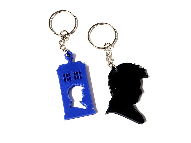 Doctor Who Keychains 9th Doctor 10th Doctor 11th Doctor | Etsy