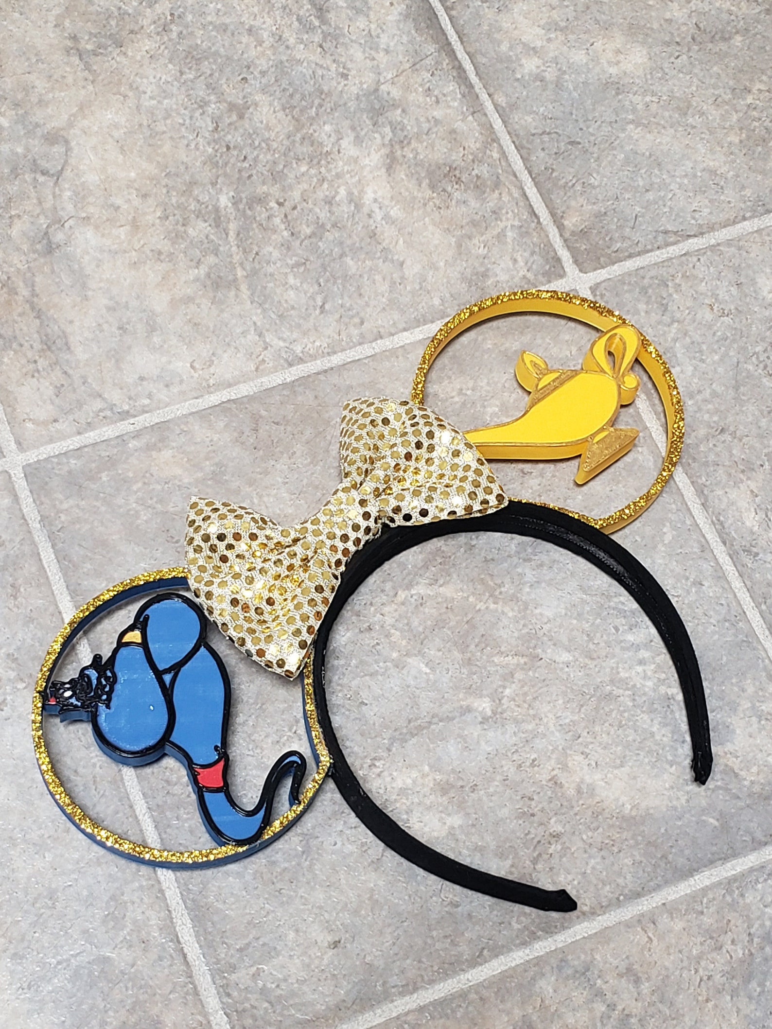 Genie and Lamp 3D Printed Mouse Ears - Etsy