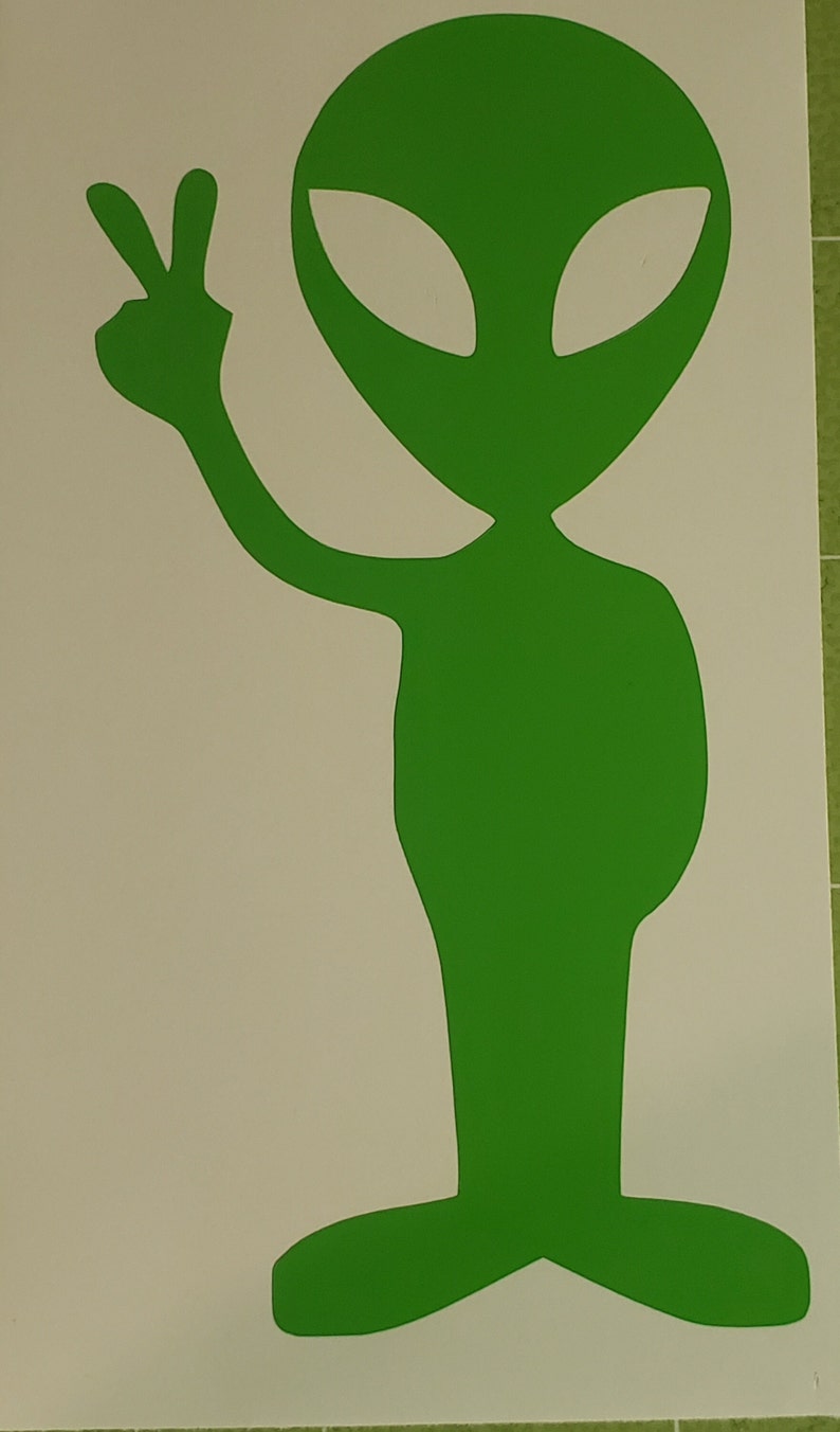 Alien Decals UFO Alien Alien Abduction Alien Space Ship | Etsy
