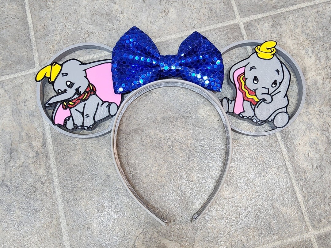 Baby Elephant 3D Printed Mouse Ears - Etsy