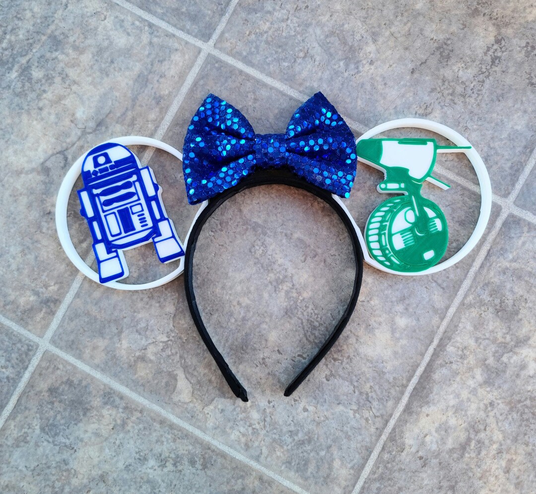 Droids R Unit and D Unit 3D Printed Mouse Ears - Etsy