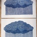 Linocut Downpour Original Art Print, Nature Wall Art, Rain, Limited ...