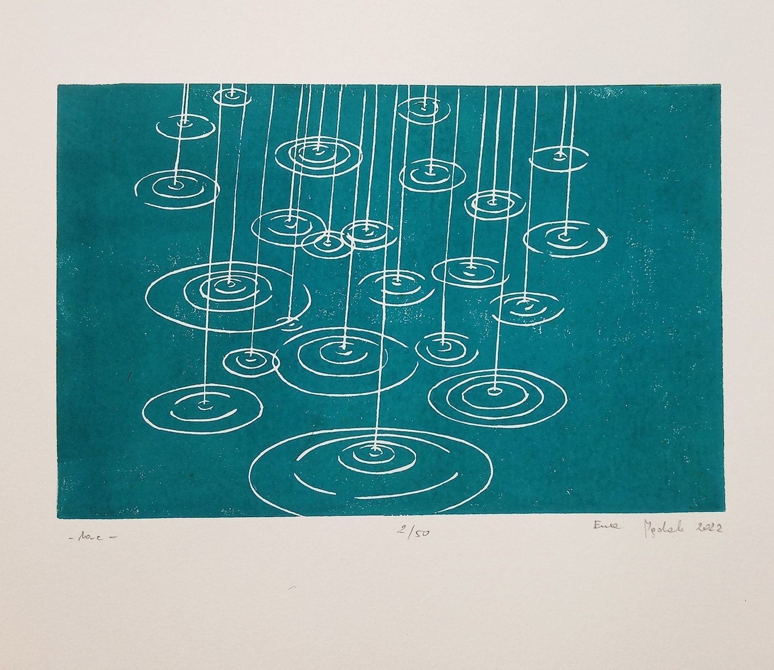 Linocut Print Lake Original Art Print Nature Wall Art - Etsy