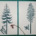 Linocut Fir Tree - Original Art Print, Nature Wall Art,forest Trees ...