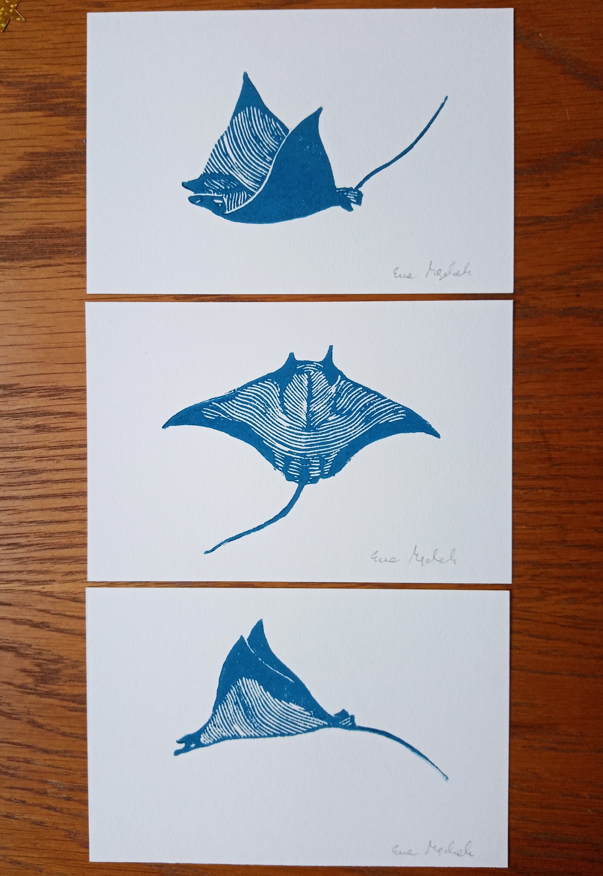Rays Lot Linocut Original Art Print Marine Art Limited - Etsy UK