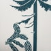 Linocut Fir Tree - Original Art Print, Nature Wall Art,forest Trees ...