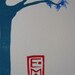 Linocut and Drawing Two Trees Original Artwork Mixed Media - Etsy
