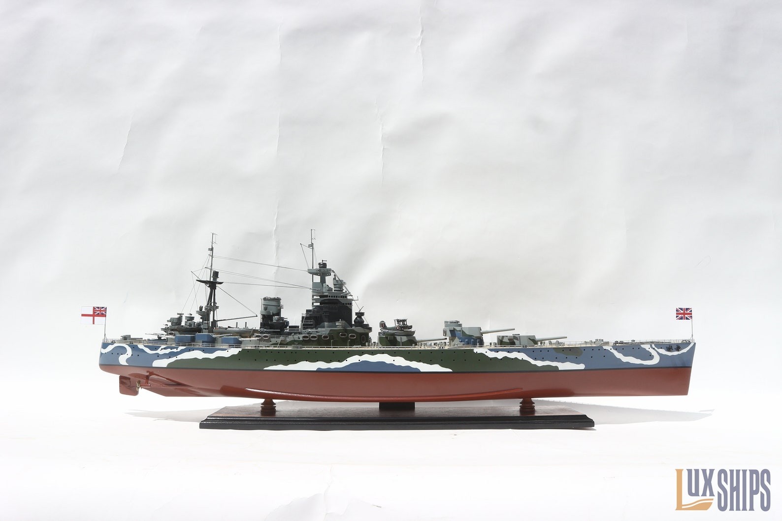 HMS Rodney Ship Model Battle Ship Model - Etsy