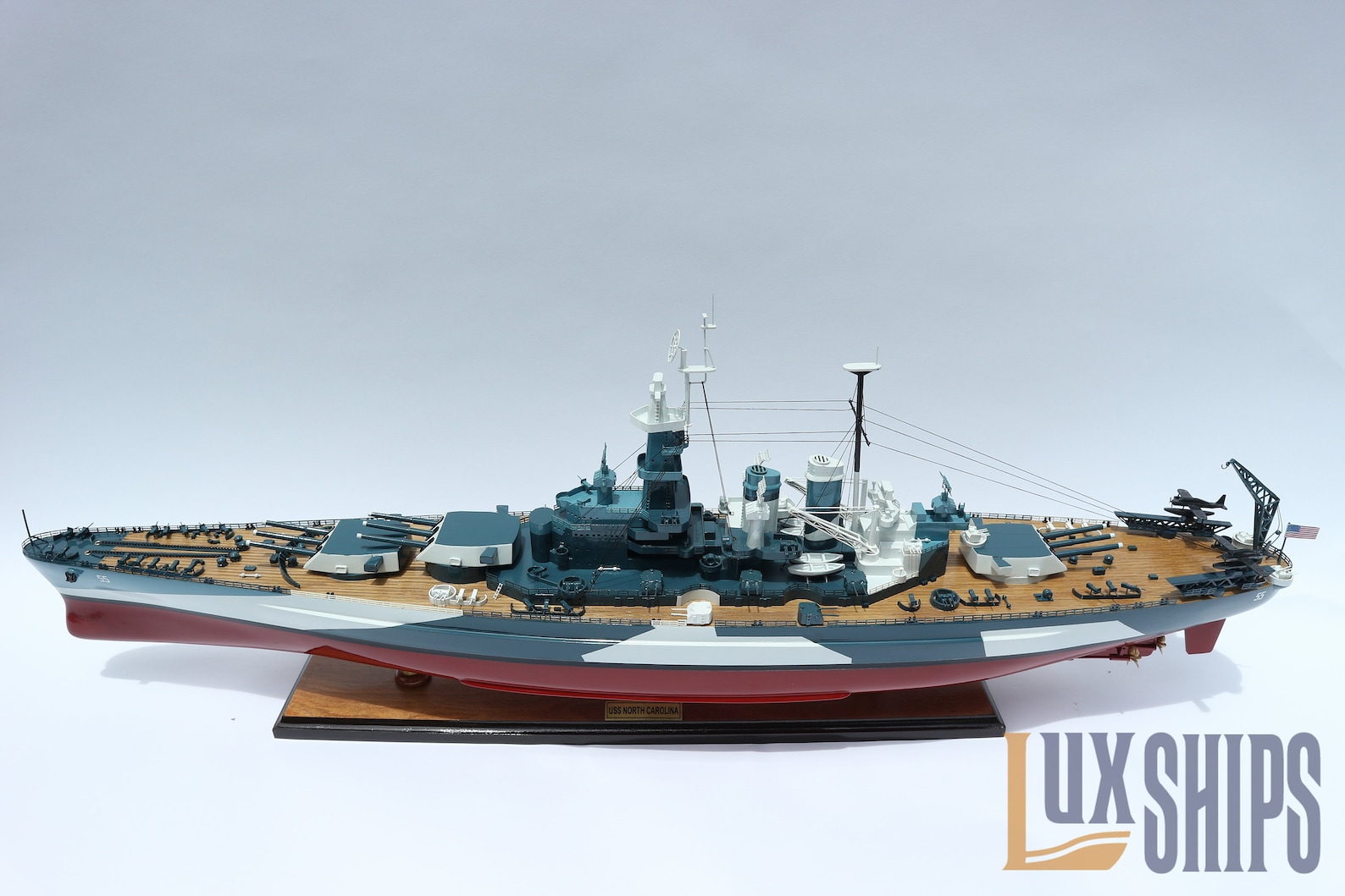 USS North Carolina Ship Model - USS North Carolina Battleship Model - Etsy