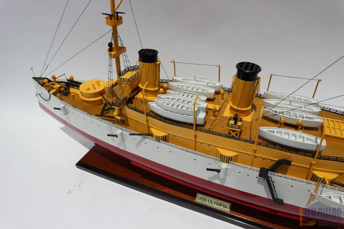 USS Olympia Ship Model - USS Olympia Model Ship - Etsy