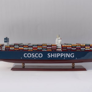 Cosco Container Ship Model 39" - Cosco Model Ship - Personalization ...