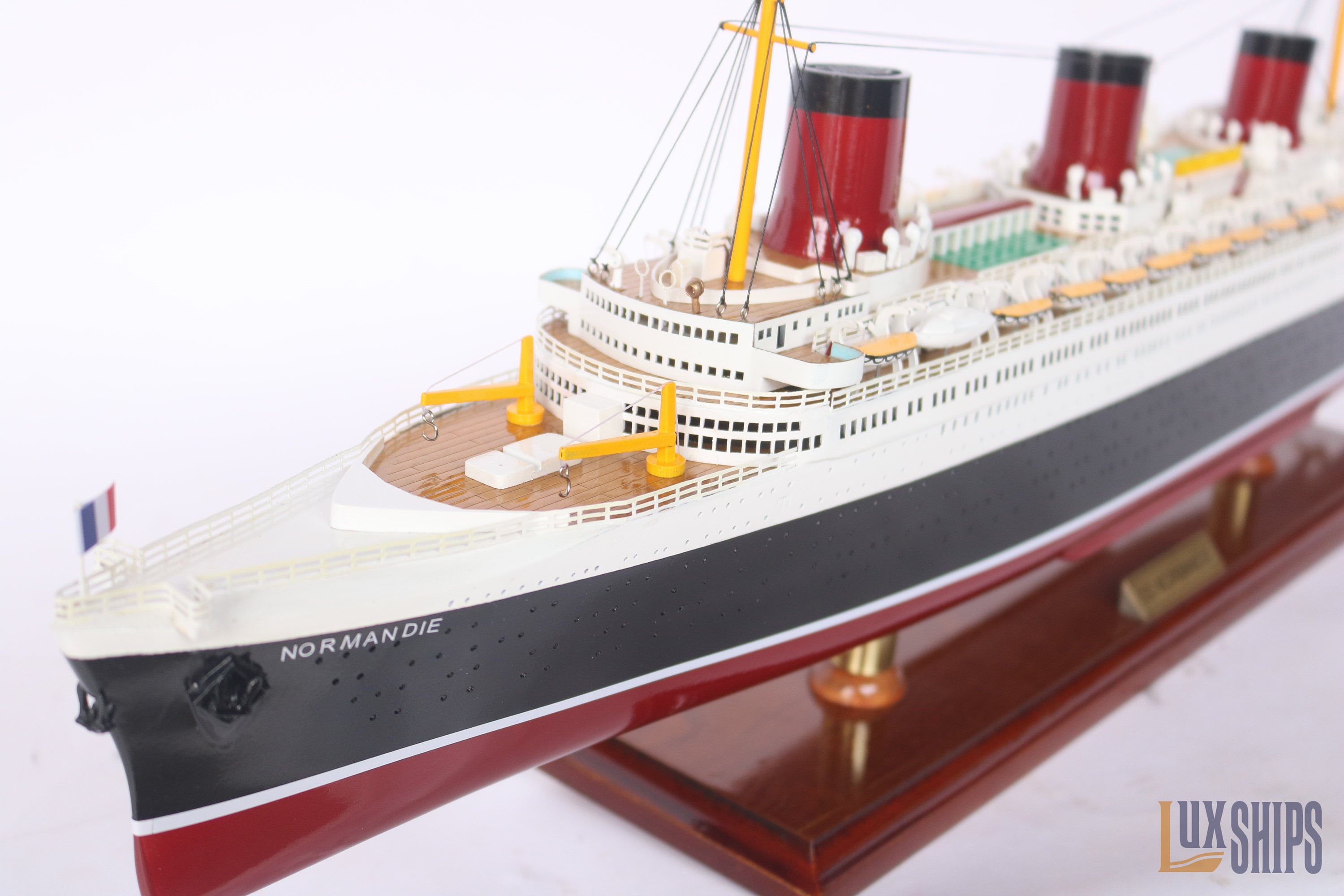 SS Normandie Ship Model 80cm - SS Normandie Model Ship - Etsy