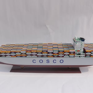 COSCO EUROPE Container Ship Model 39" - Cosco Model Ship ...