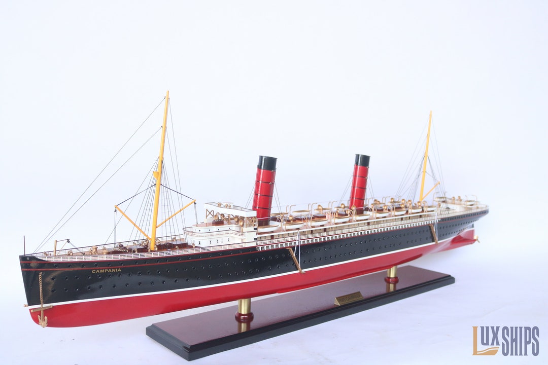RMS CAMPANIA Ship Model 40" - Wooden Model Ship is for Sale - Etsy