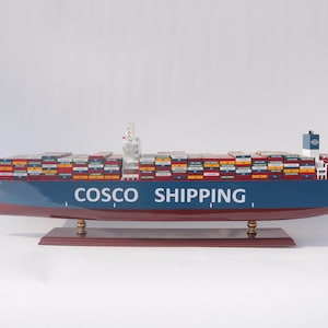Cosco Container Ship Model 39" - Cosco Model Ship - Personalization ...