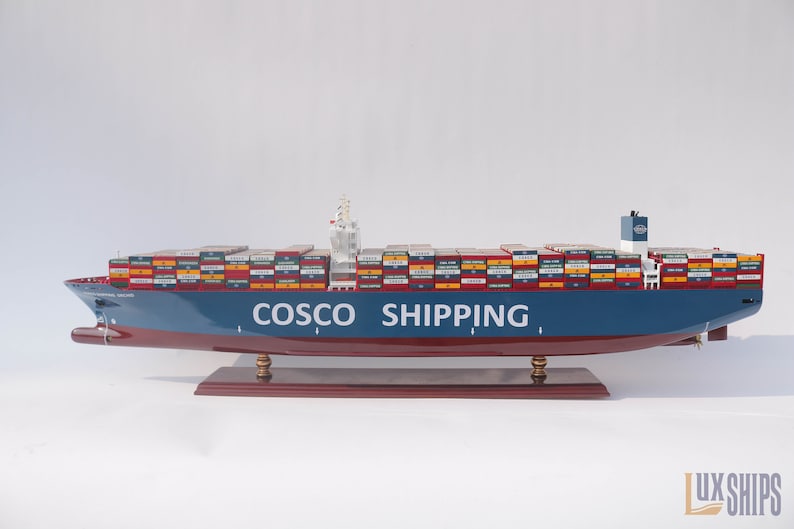 Cosco Container Ship Model 39" - Cosco Model Ship - Personalization ...
