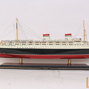 SS REX Model Ship, Wooden Ship Model - Etsy