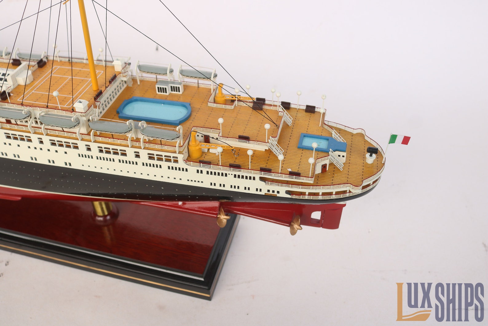 SS REX Model Ship Wooden Ship Model - Etsy