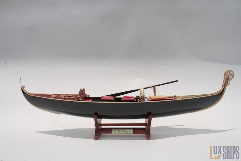 Gondola Wooden Ship Model Gondola Model Ships Gondola - Etsy