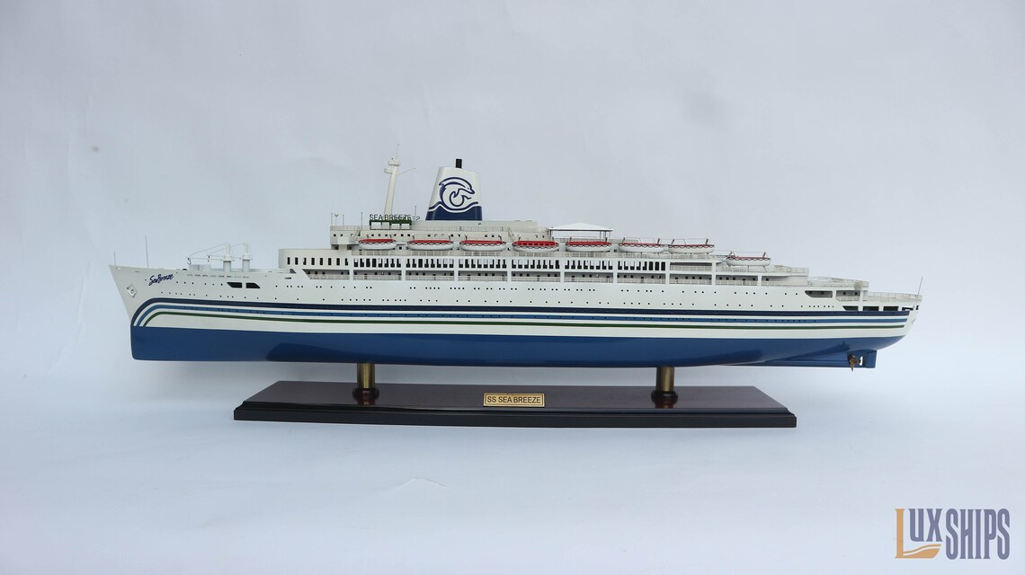 SS Sea Breeze Ship Model - SS Seabreeze Model Ship - Etsy