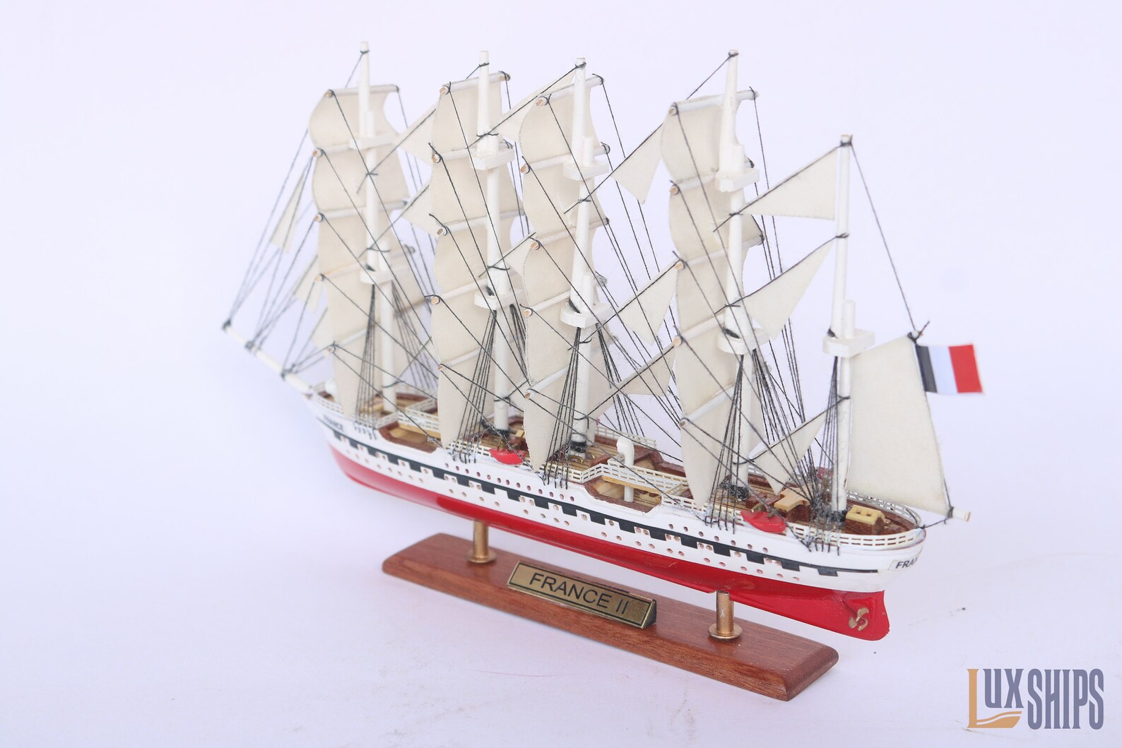FRANCE II Model Ship, Wooden Ship Model for Sale - Etsy