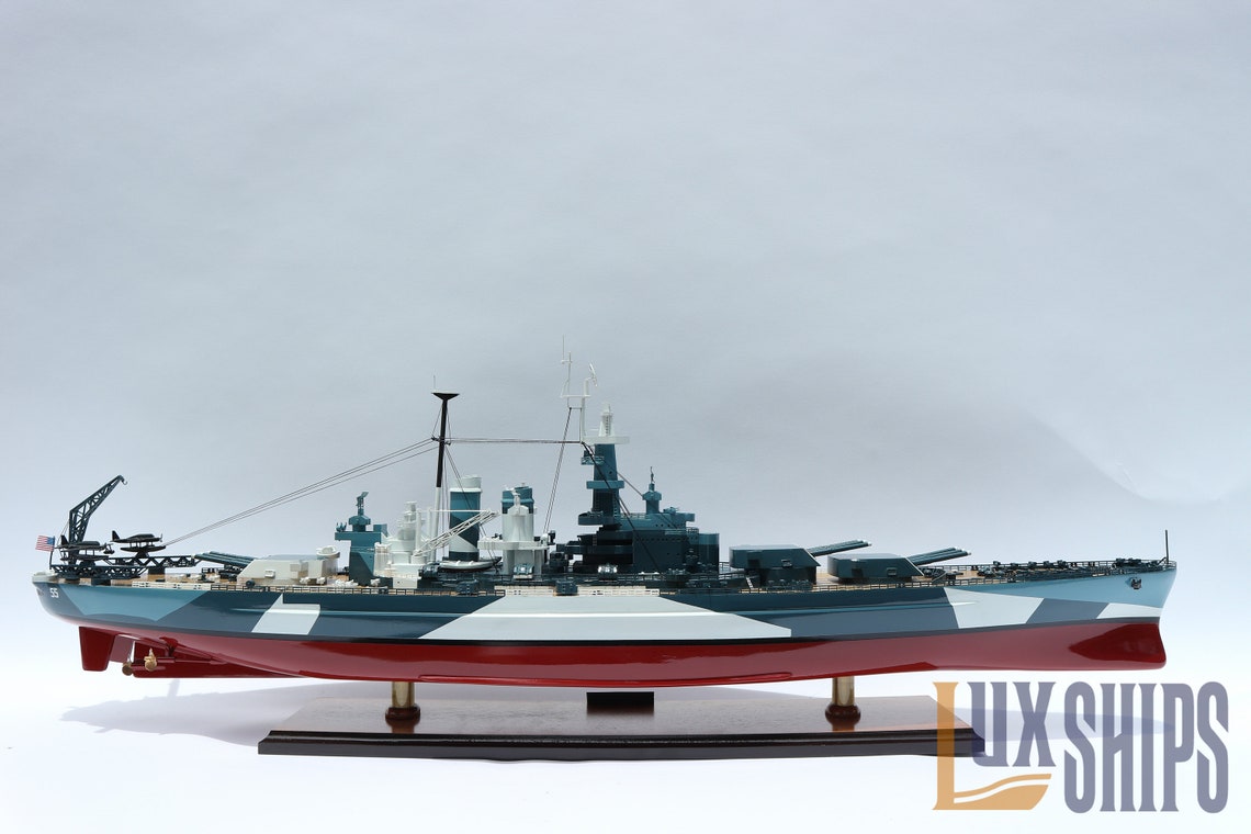 USS North Carolina Ship Model USS North Carolina Battleship - Etsy