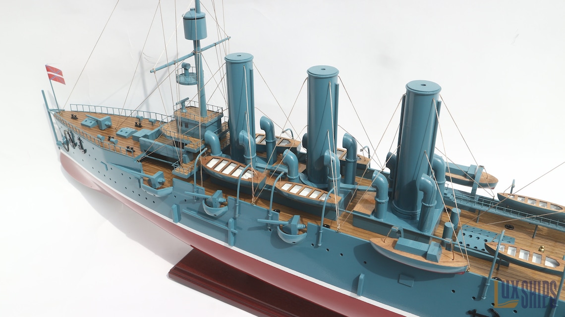 Cruiser Aurora Ship Model Abpopa Battleship Model - Etsy