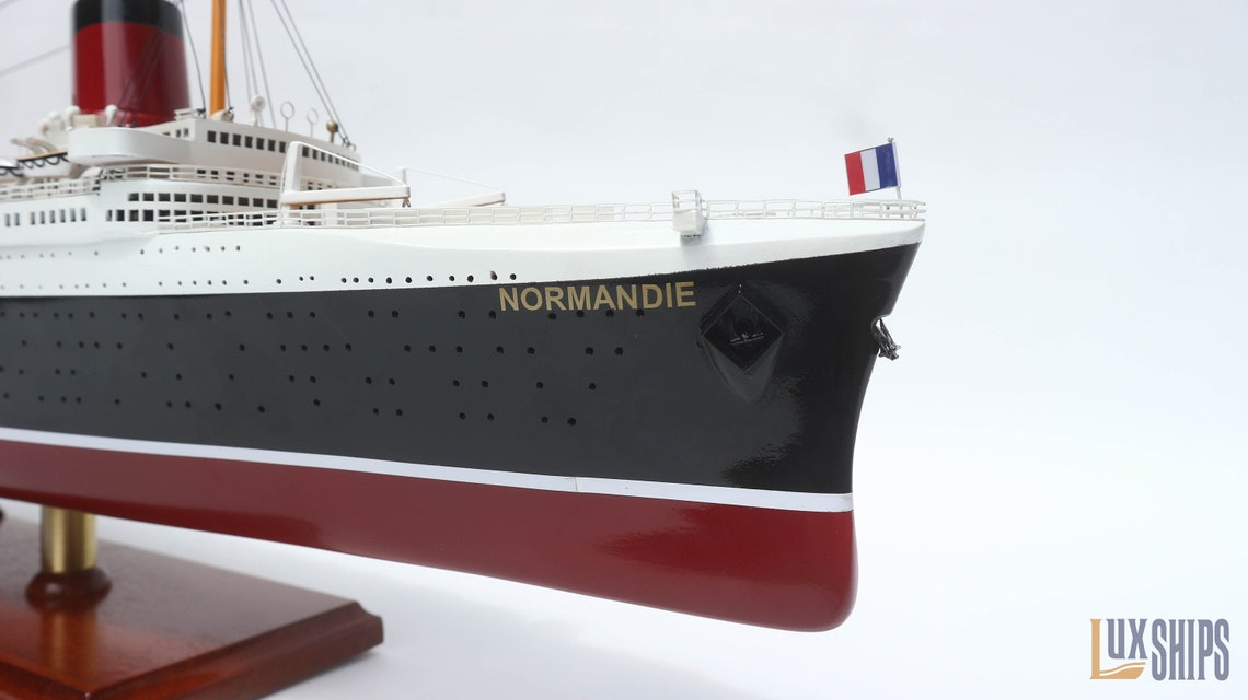 SS Normandie Ship Model 40 SS Normandie Model Ship - Etsy