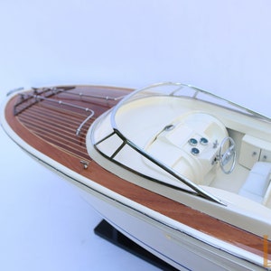 Riva Rama Ship Model 35.43" (90cm) - White Pearl - Etsy
