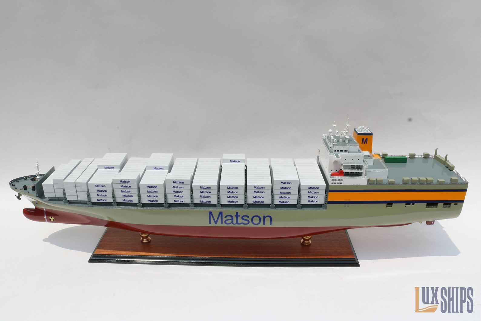 Matson Container Ship Model 39" - Lurline Model Ship - Personalizat Ion ...