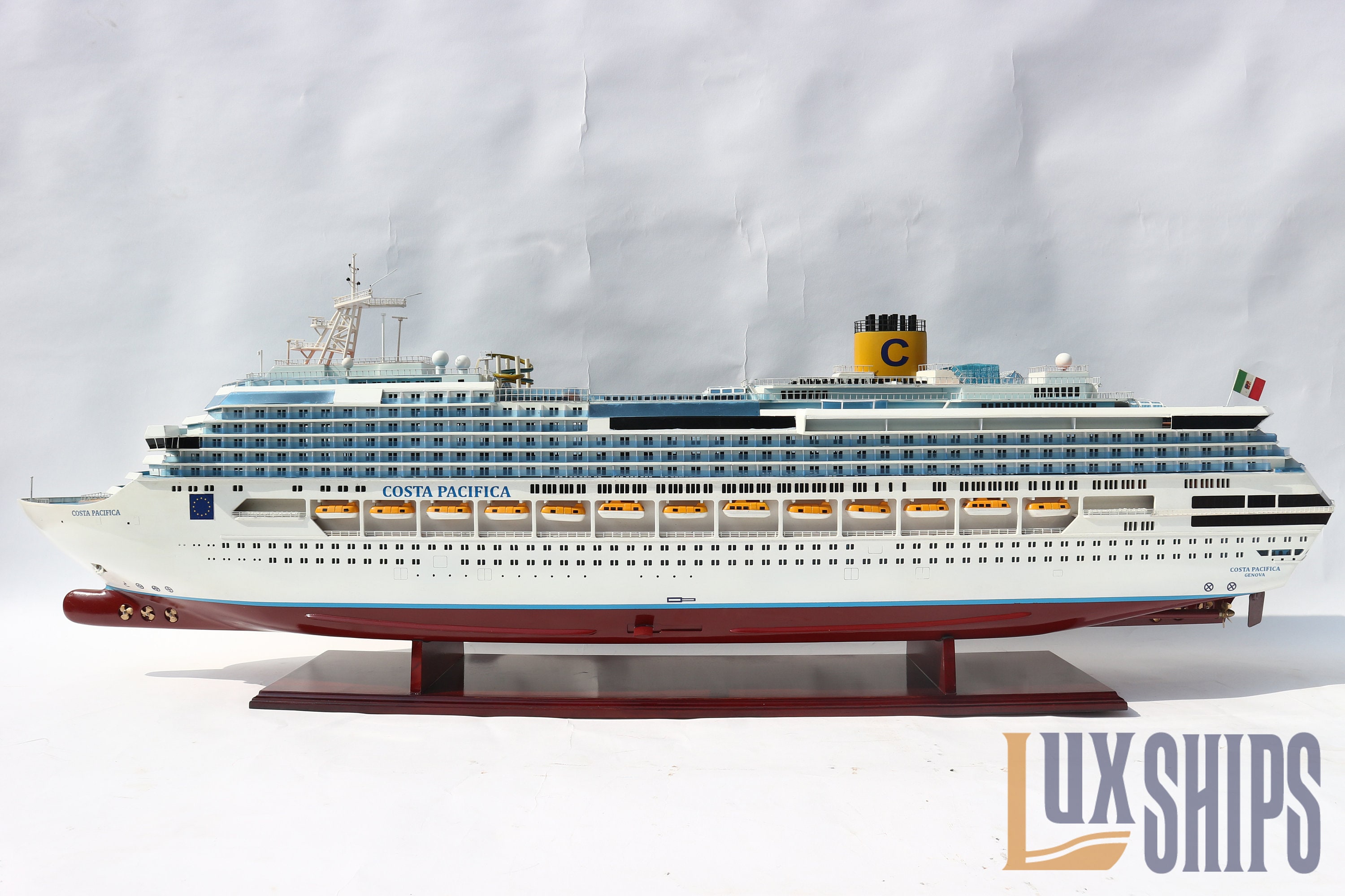 Costa Pacifica Ship Model Costa Pacifica Model Ship - Etsy