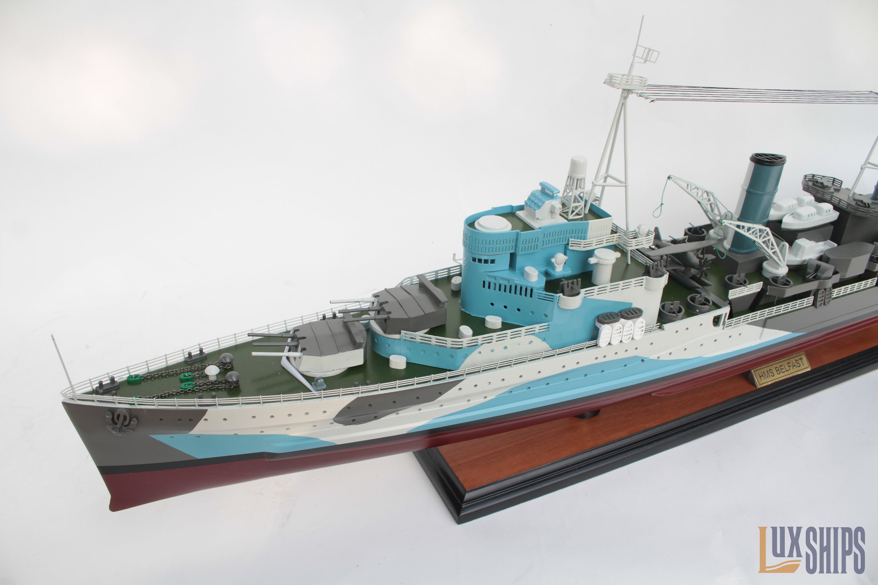 HMS Belfast Ship Model HMS Belfast Battleship - Etsy