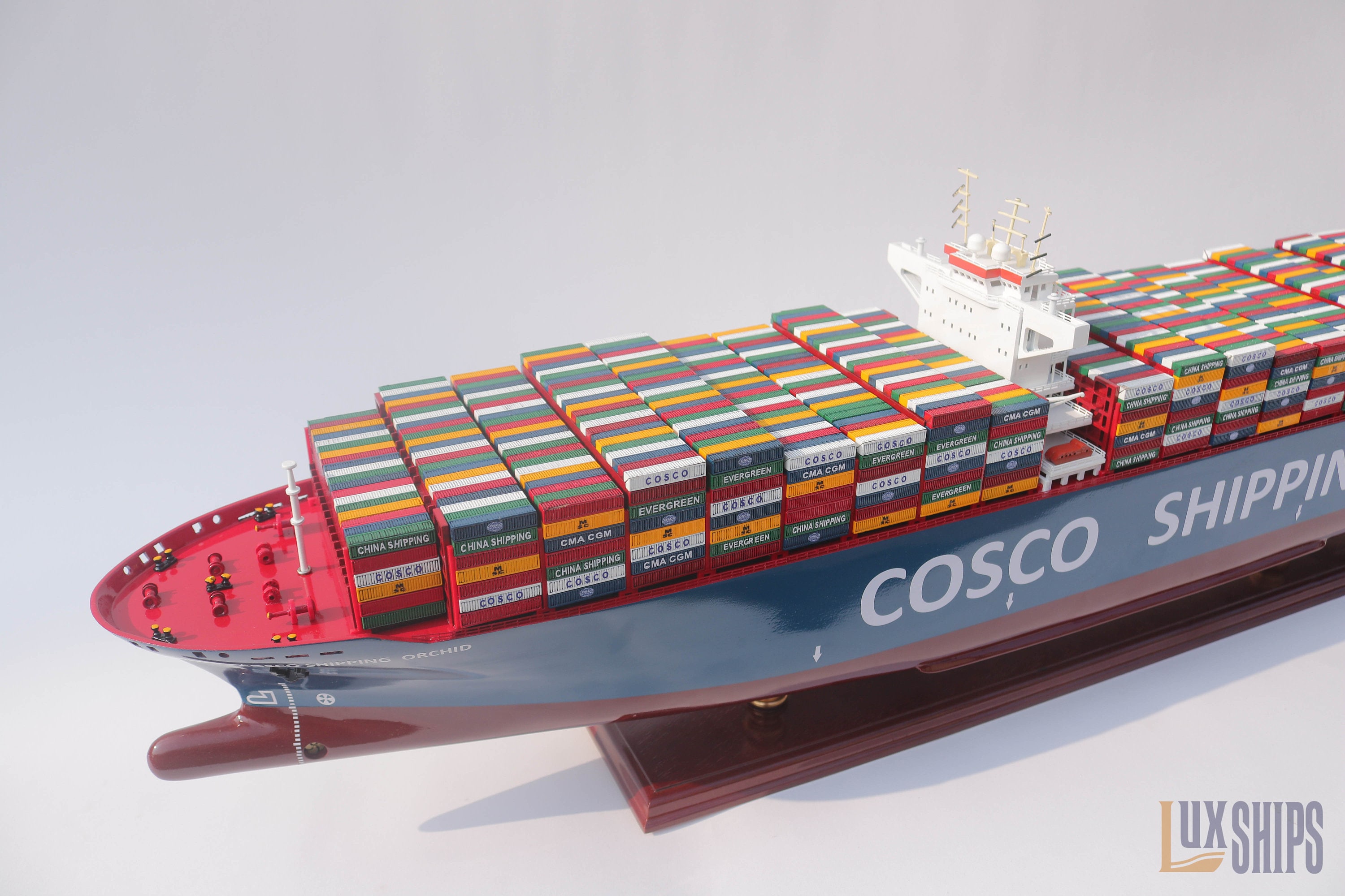 Cosco Container Ship Model 39" - Cosco Model Ship - Personalization ...