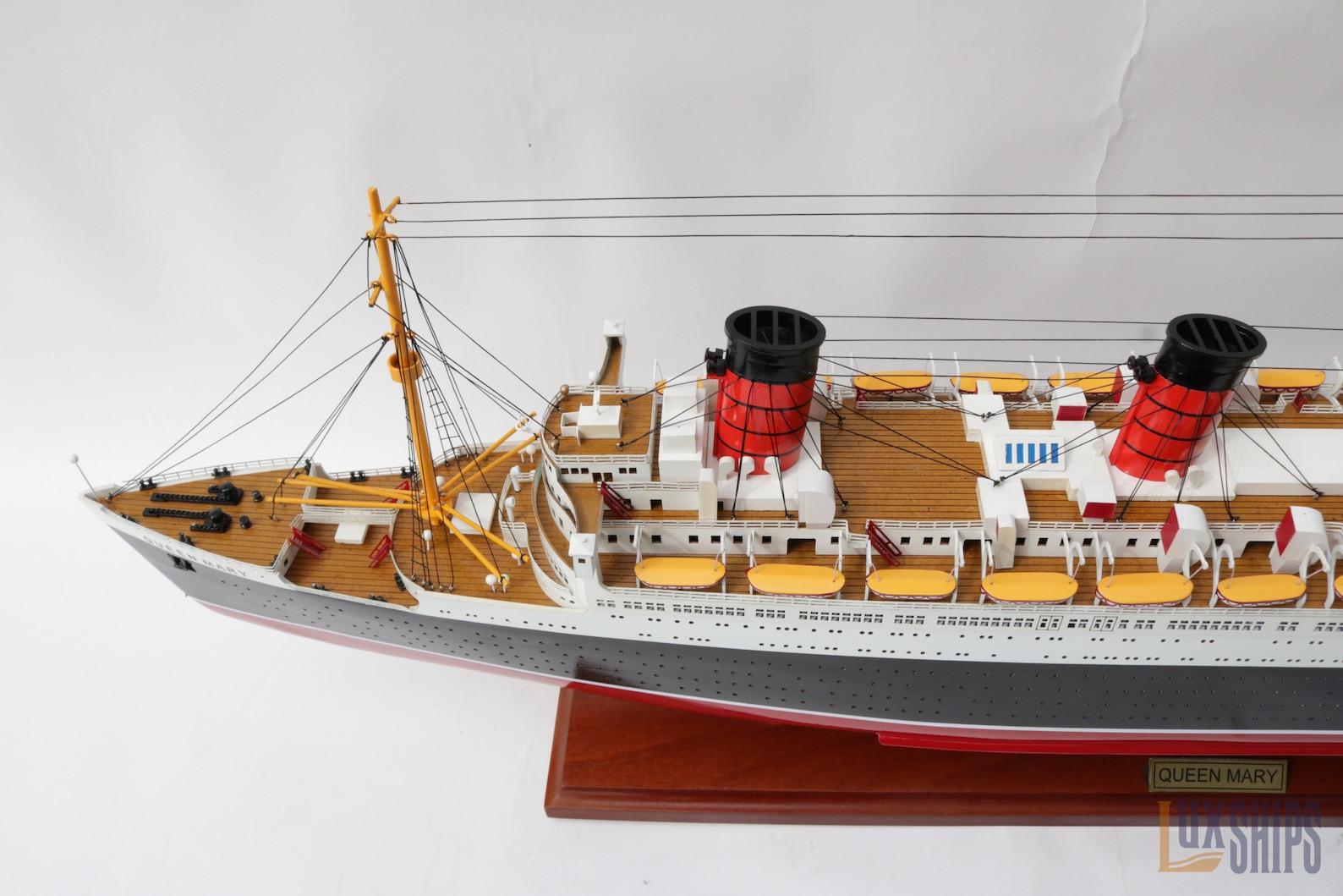 RMS Queen Mary Ship Model - RMS Queen Mary Wood Ship Model - Etsy