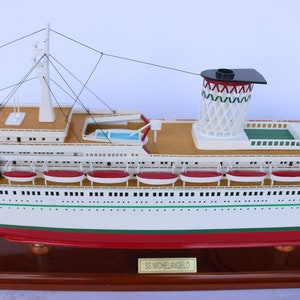 SS MICHELANGELO Model Ship - Etsy