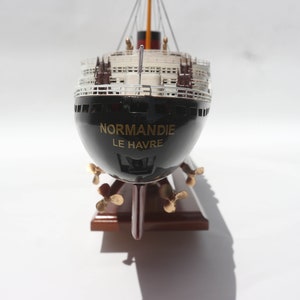 SS Normandie Ship Model 40" - SS Normandie Model Ship - Etsy
